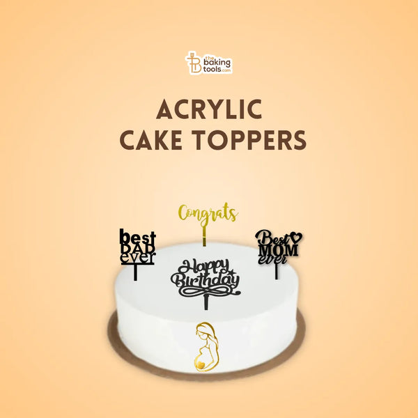 Buy Acrylic Cake Toppers & Acrylic Cutouts Online In India