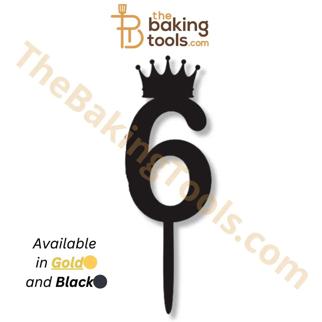 Number Cake Topper-Six NO-006