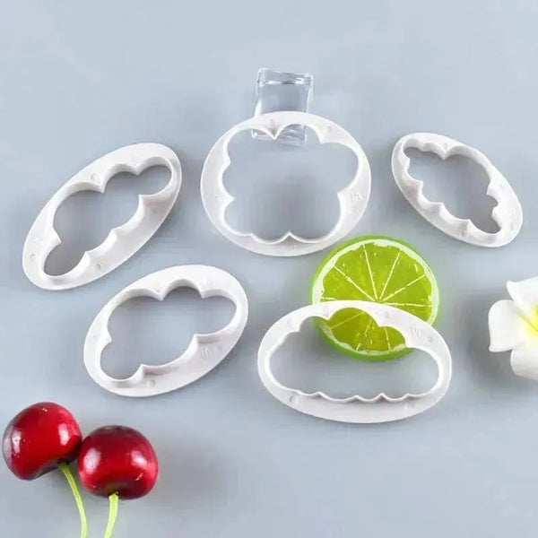 5 PCs Cloud Shape Plunger Cutter