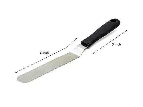 6 Inch Angular Knife – Offset Spatula for Cake Decorating