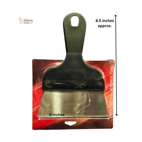 Chocolate Scraper 6 inches With Black Handle