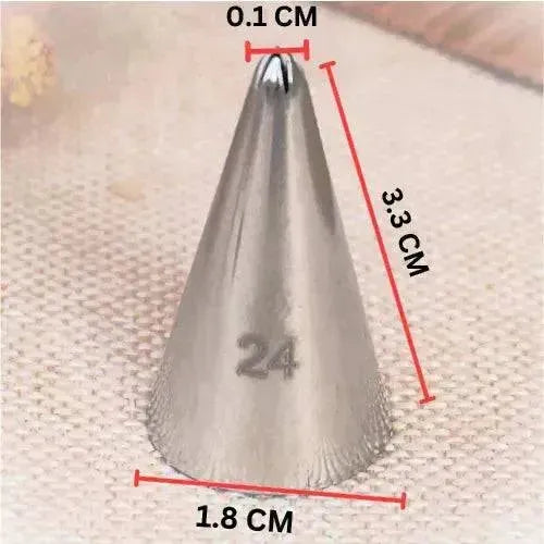 24 Small Piping Nozzle - Icing & Buttercream Tip