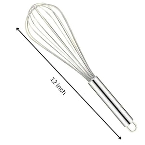 Stainless Steel Hand Whisk 12 inch